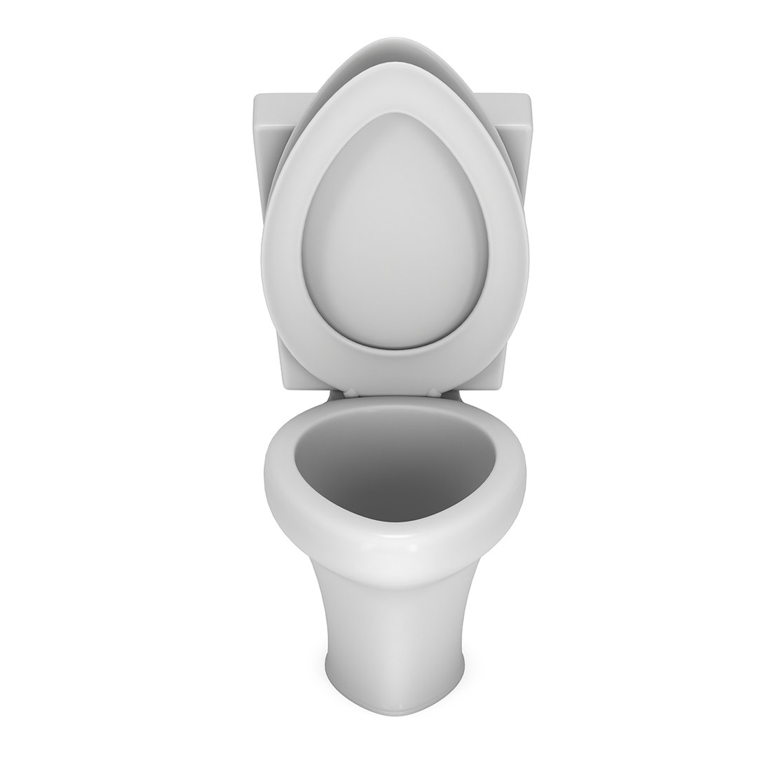Ceramic Toilet Bowl Bathroom Object 3D - TurboSquid 1646537