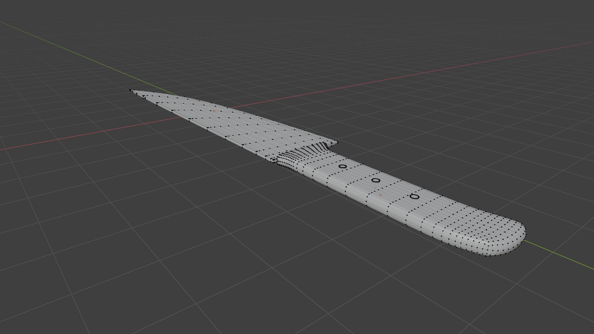 Free 3D Generic Kitchen Knife Model - TurboSquid 2301907