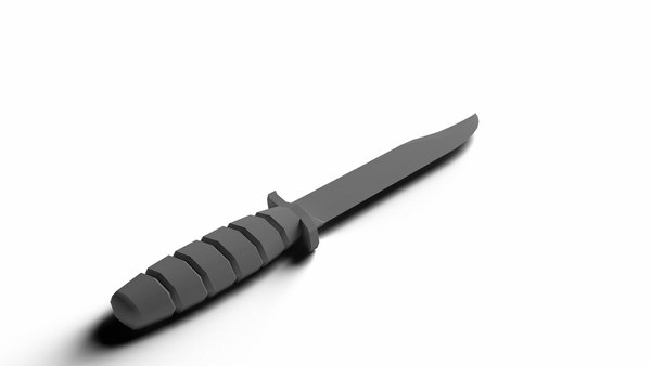 3d model knife