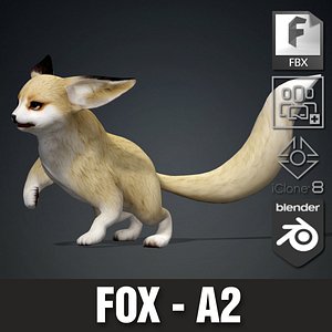 Rigged Fox Blender Models For Download | TurboSquid