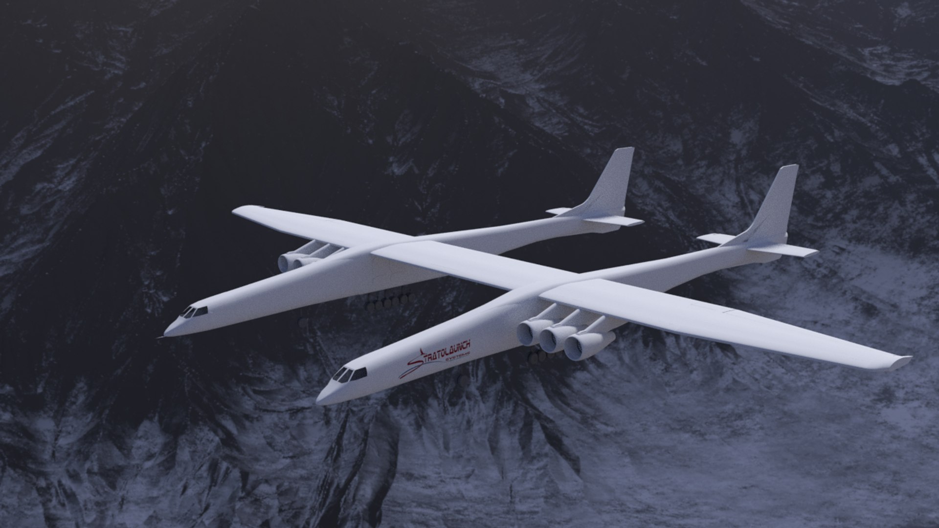 Stratolaunch Model - TurboSquid 1425141