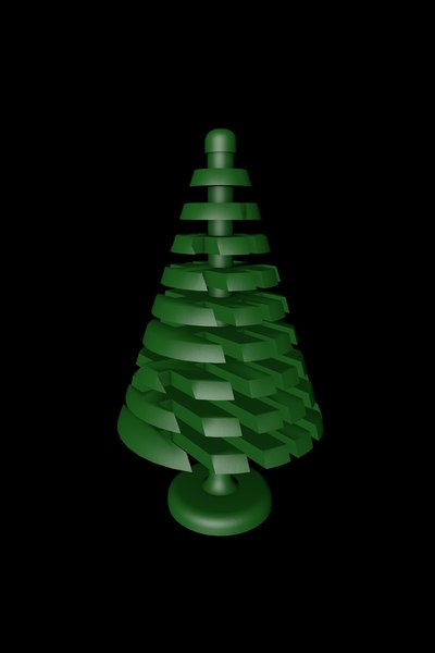 lego tree 3d model
