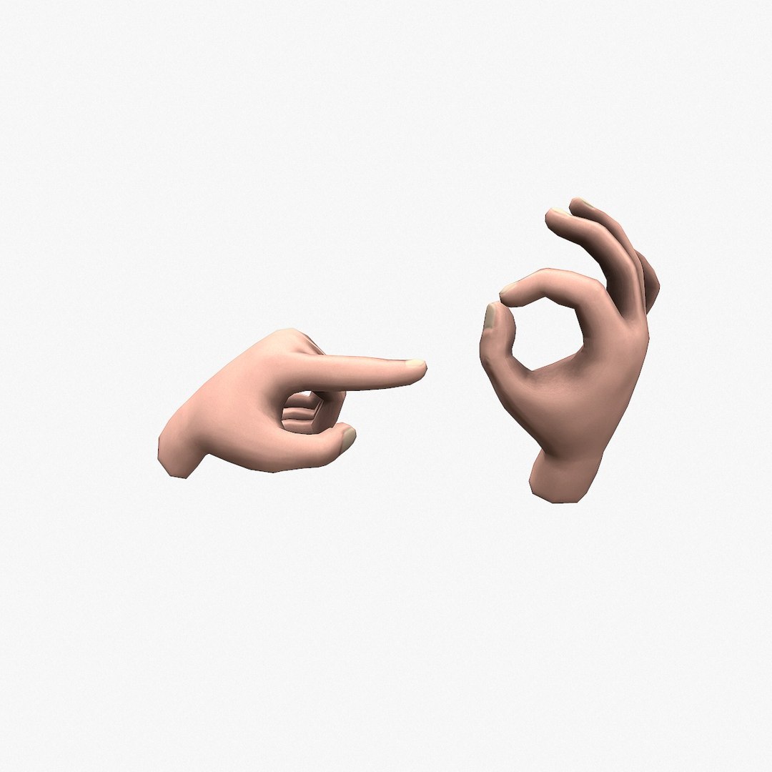 Hands Rig Animations 3D Model - TurboSquid 1451551