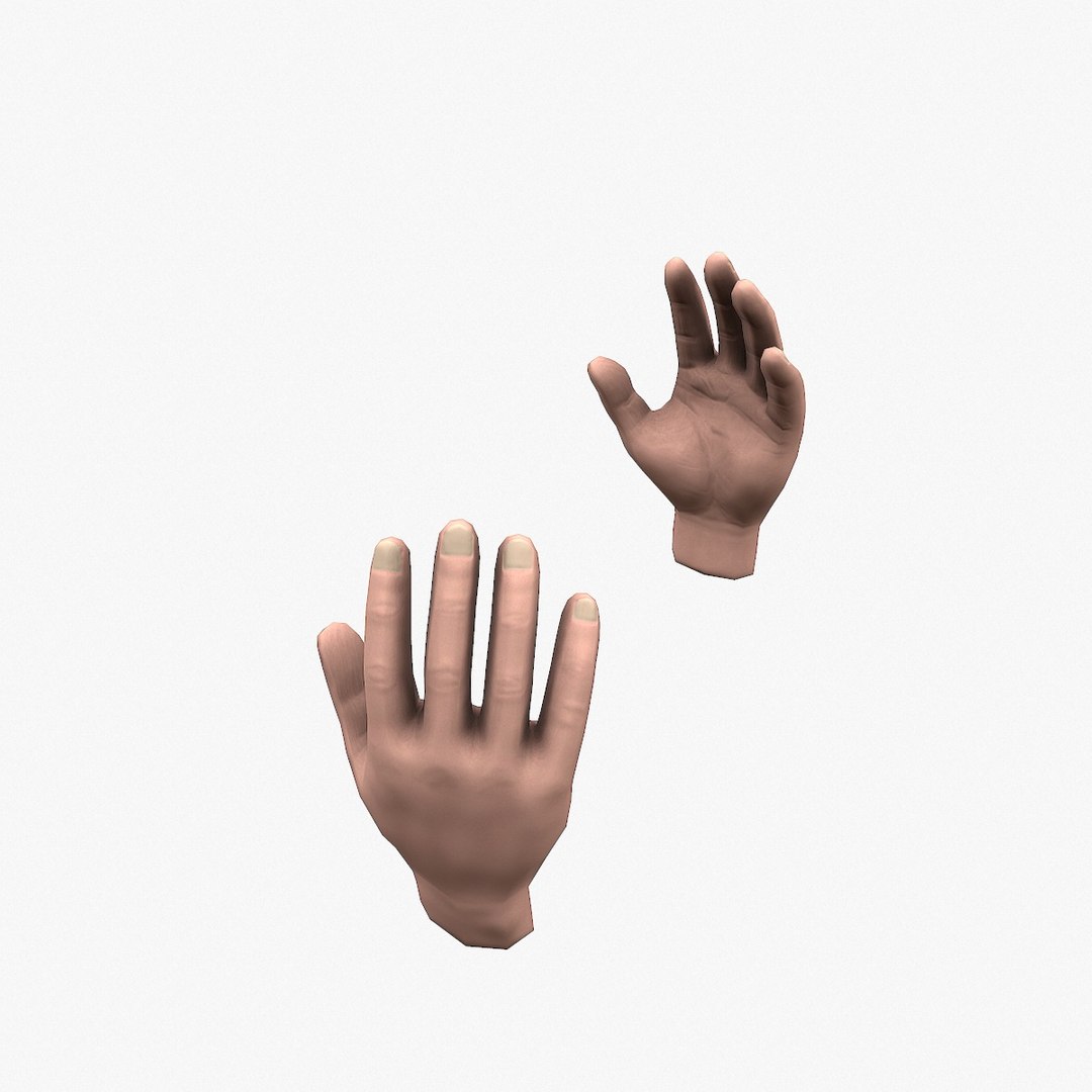 Hands Rig Animations 3D Model - TurboSquid 1451551