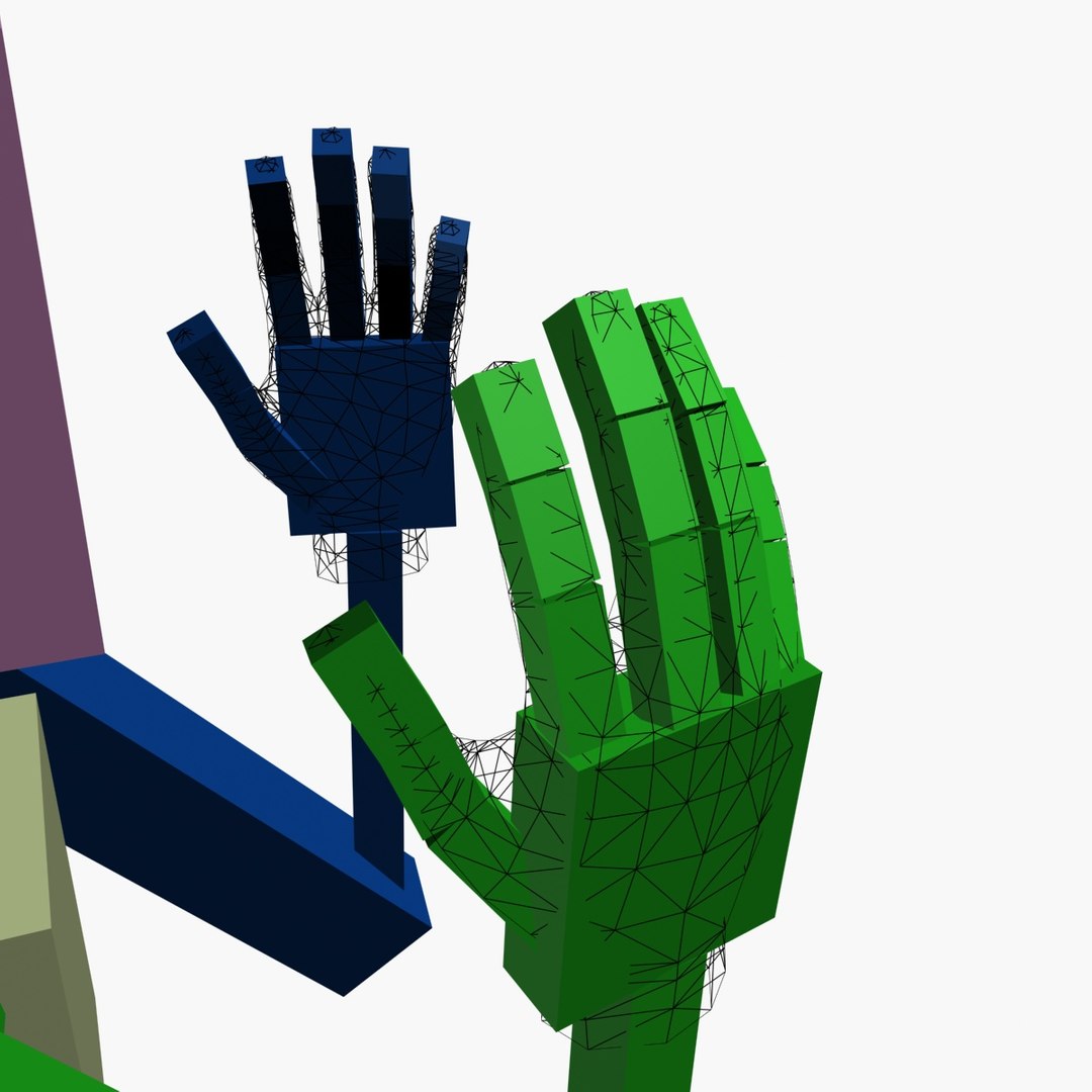 Hands Rig Animations 3D Model - TurboSquid 1451551