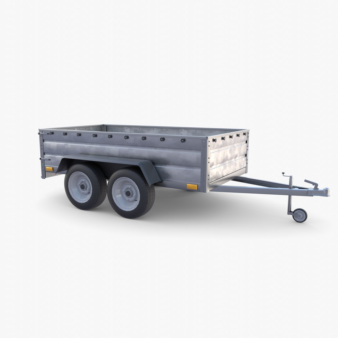 Cargo Trailer V7 3D Model - TurboSquid 2111805