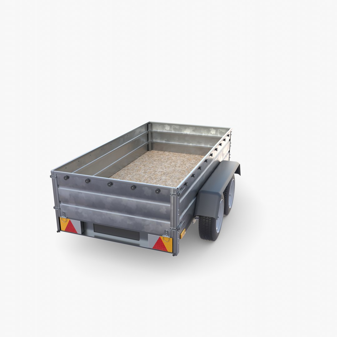 Cargo Trailer V7 3D Model - TurboSquid 2111805