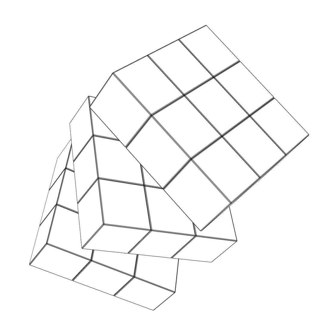3D Rubik Cube - TurboSquid 2308327