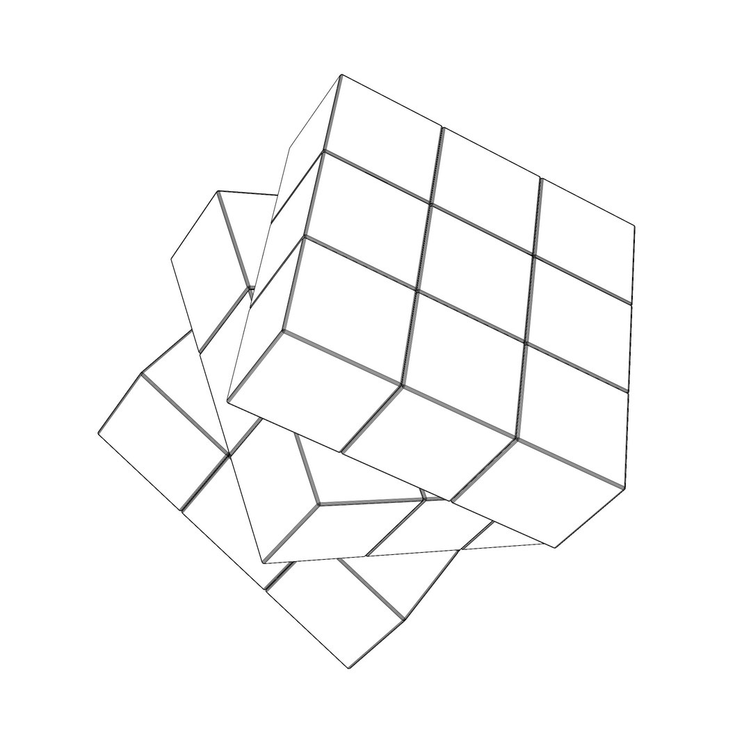 3D Rubik Cube - TurboSquid 2308327