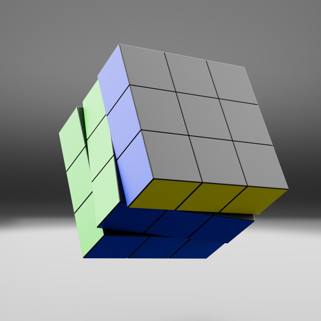 3D Rubik Cube - TurboSquid 2308327