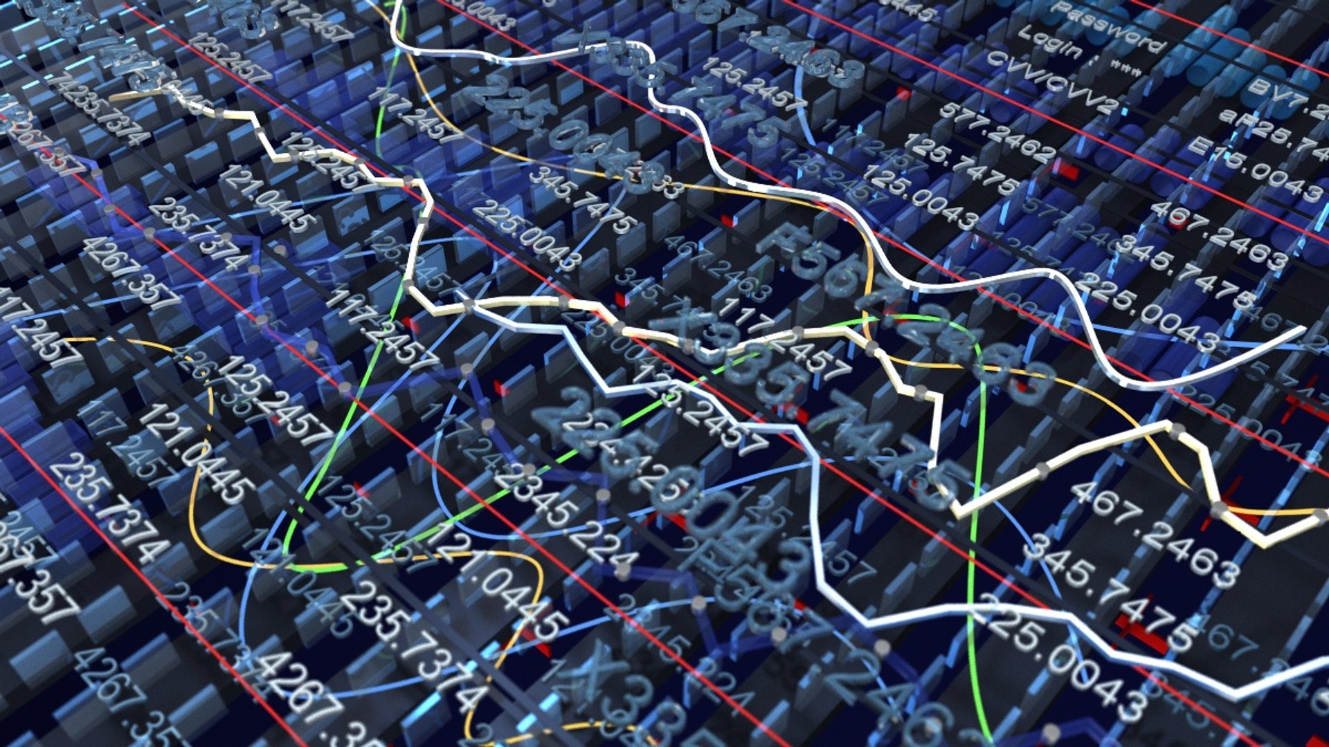 Stock Market Abstract Finance 3D Model - TurboSquid 1262046