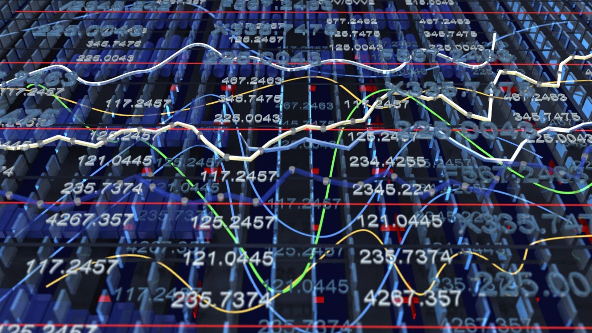 Stock Market Abstract Finance 3D Model - TurboSquid 1262046