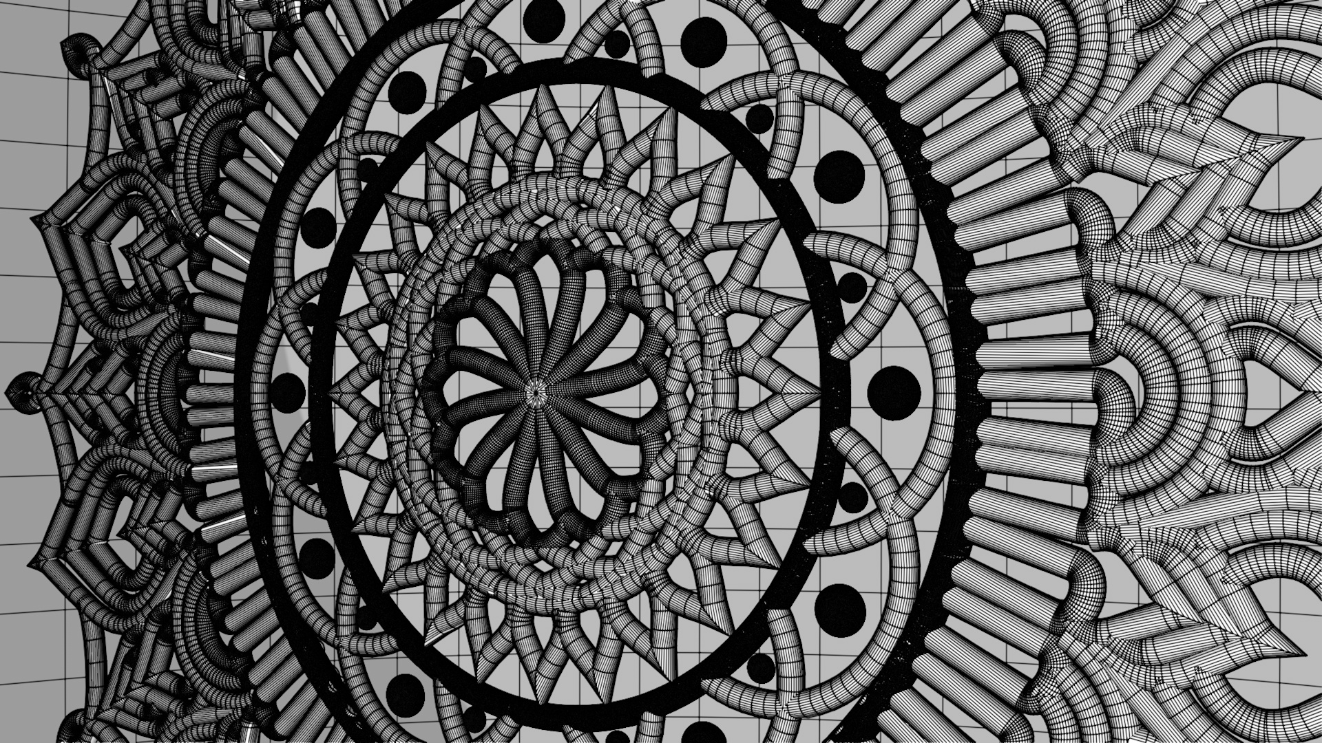3D mandala - TurboSquid 1758274