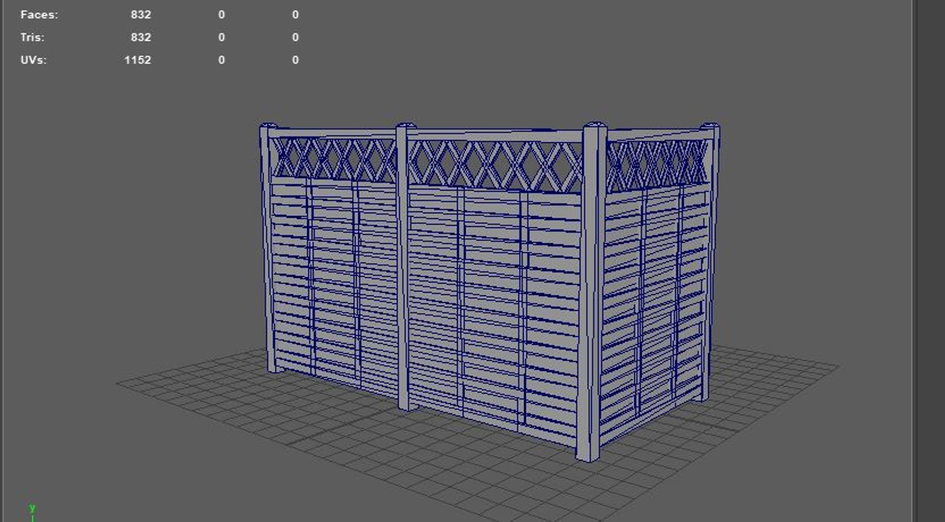 3D Modular Wooden Fance 3D Model - TurboSquid 2347408