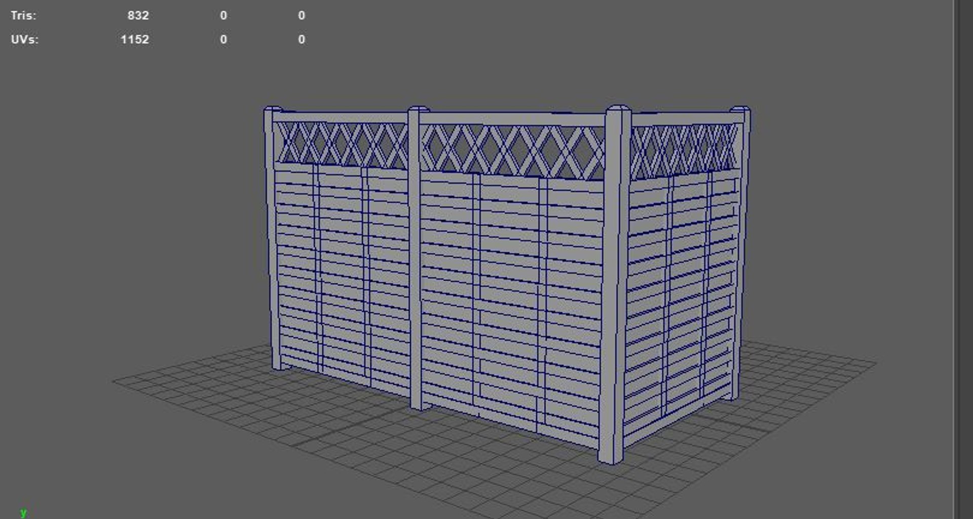 3D Modular Wooden Fance 3D Model - TurboSquid 2347408