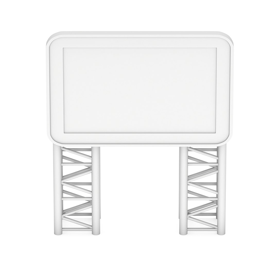 3D Lcd Screen Stand Blank Model - TurboSquid 1465584