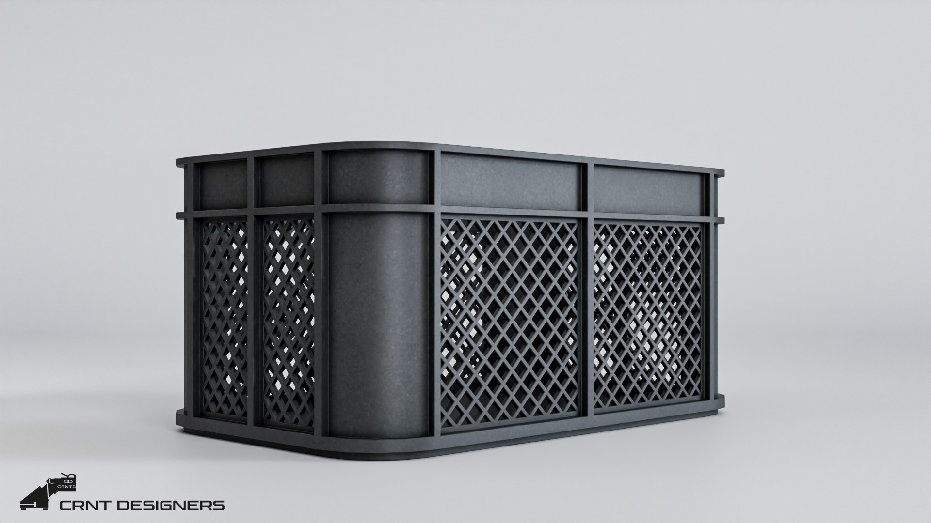 3D Plastic Crate Model - TurboSquid 2329156
