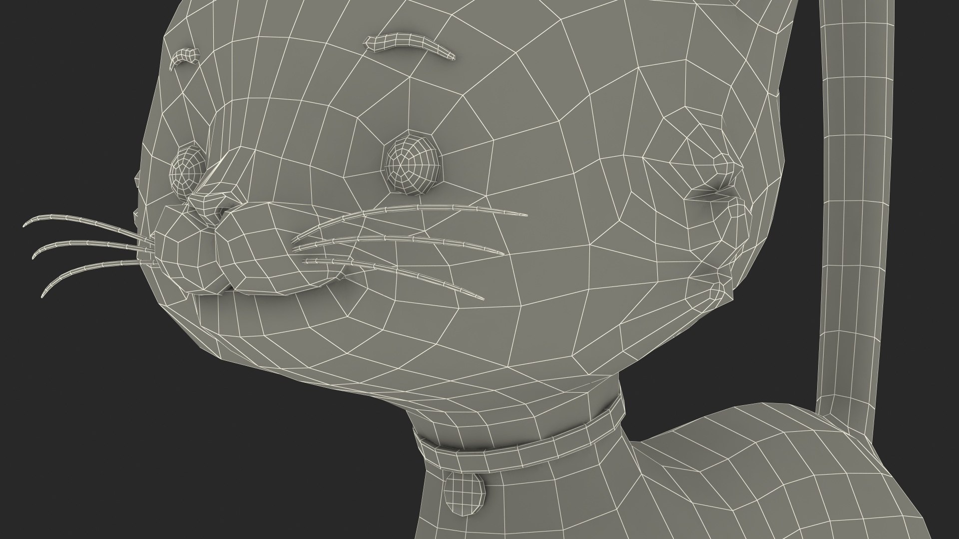 Small and Funny Cartoon Cat model - TurboSquid 1956124