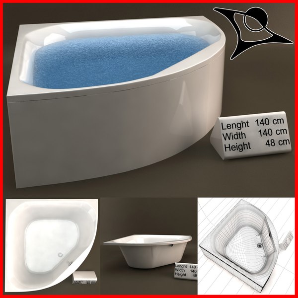 3d model bath