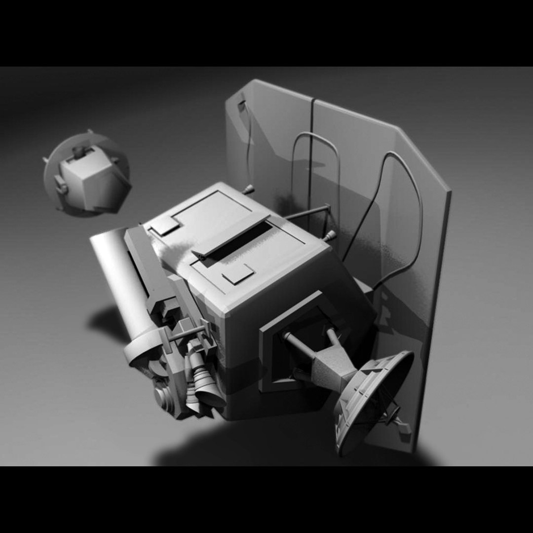 3d nasa deep impact probe