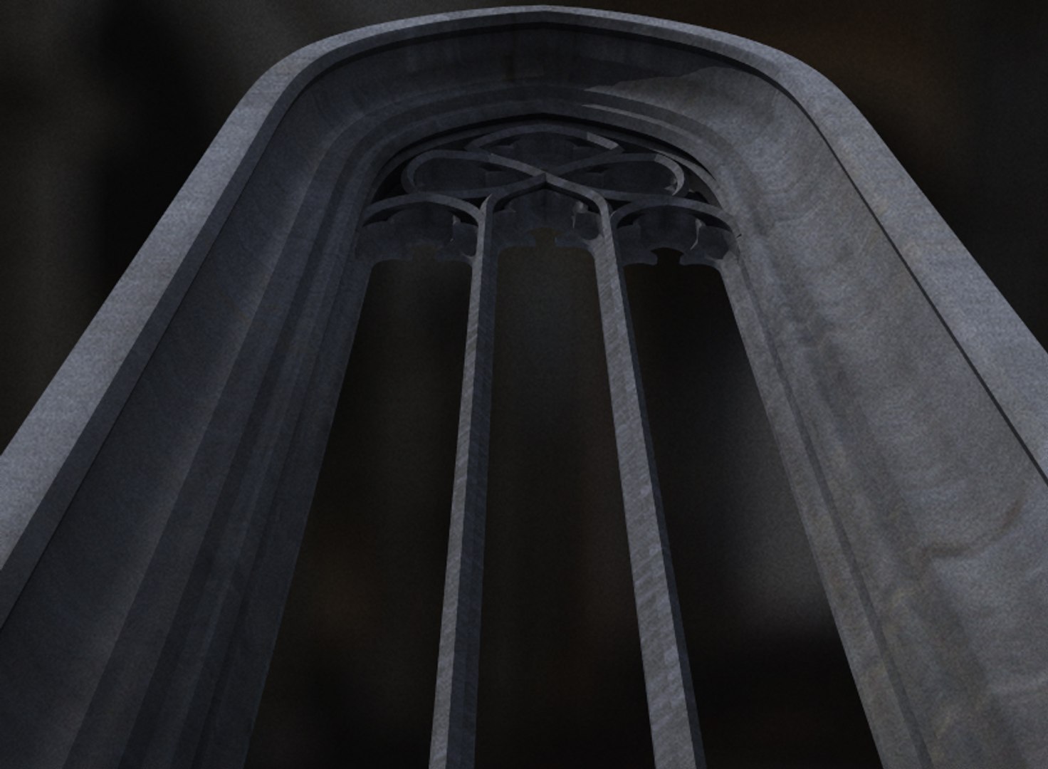 Gothic Window 3d Model