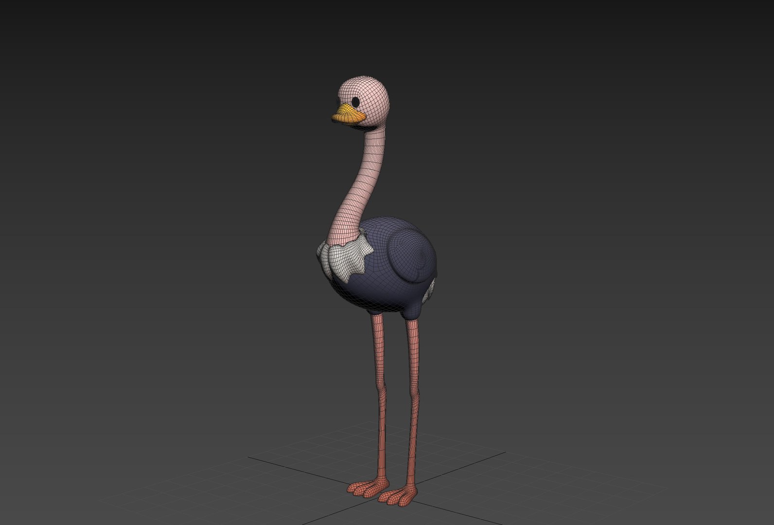 Character314OstrichMaxCharacter314 Ostrich Model - TurboSquid 2214579