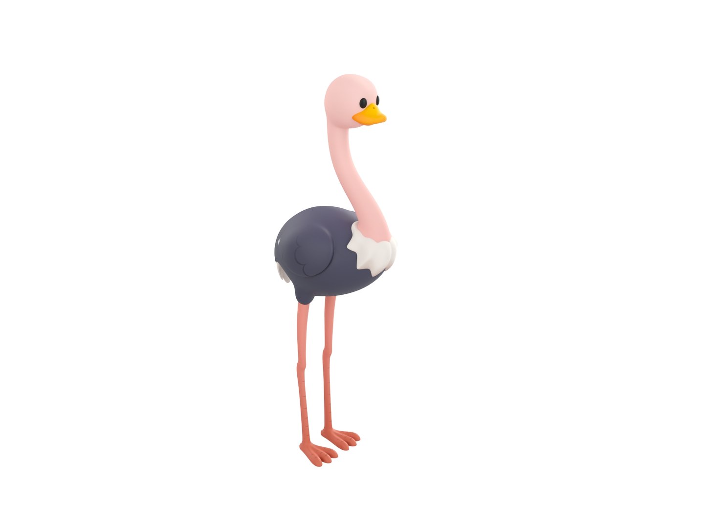 Character314OstrichMaxCharacter314 Ostrich Model - TurboSquid 2214579