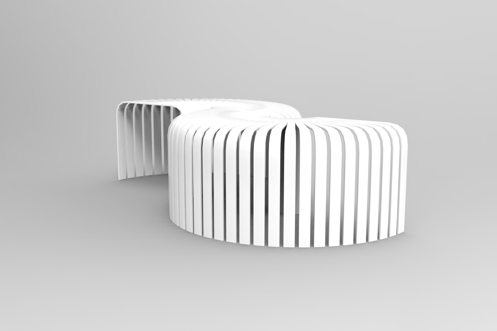 Fan stool 3D model - TurboSquid 1697608