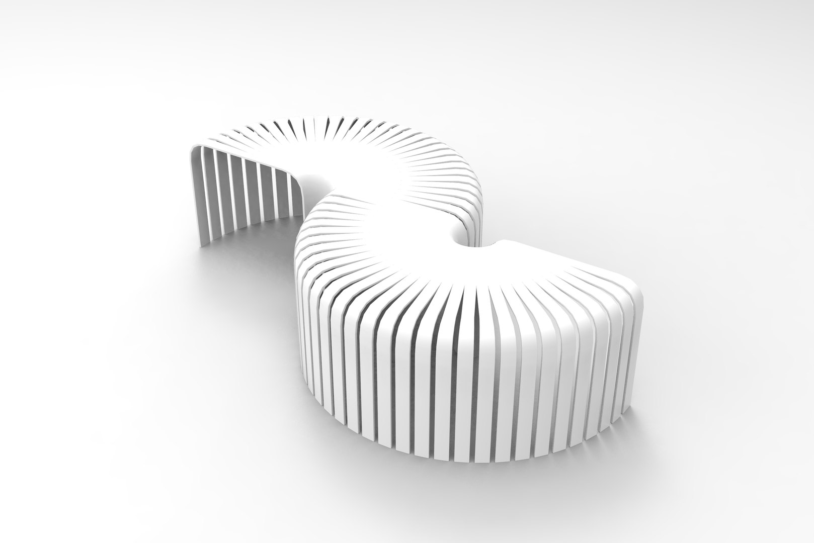 Fan stool 3D model - TurboSquid 1697608