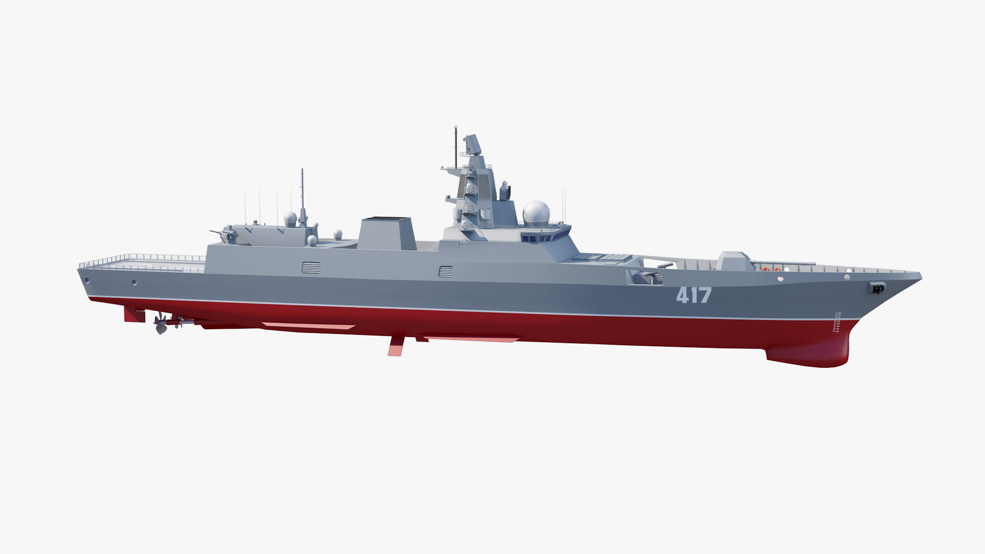 3D Admiral Gorshkov Class Frigate - TurboSquid 1638316