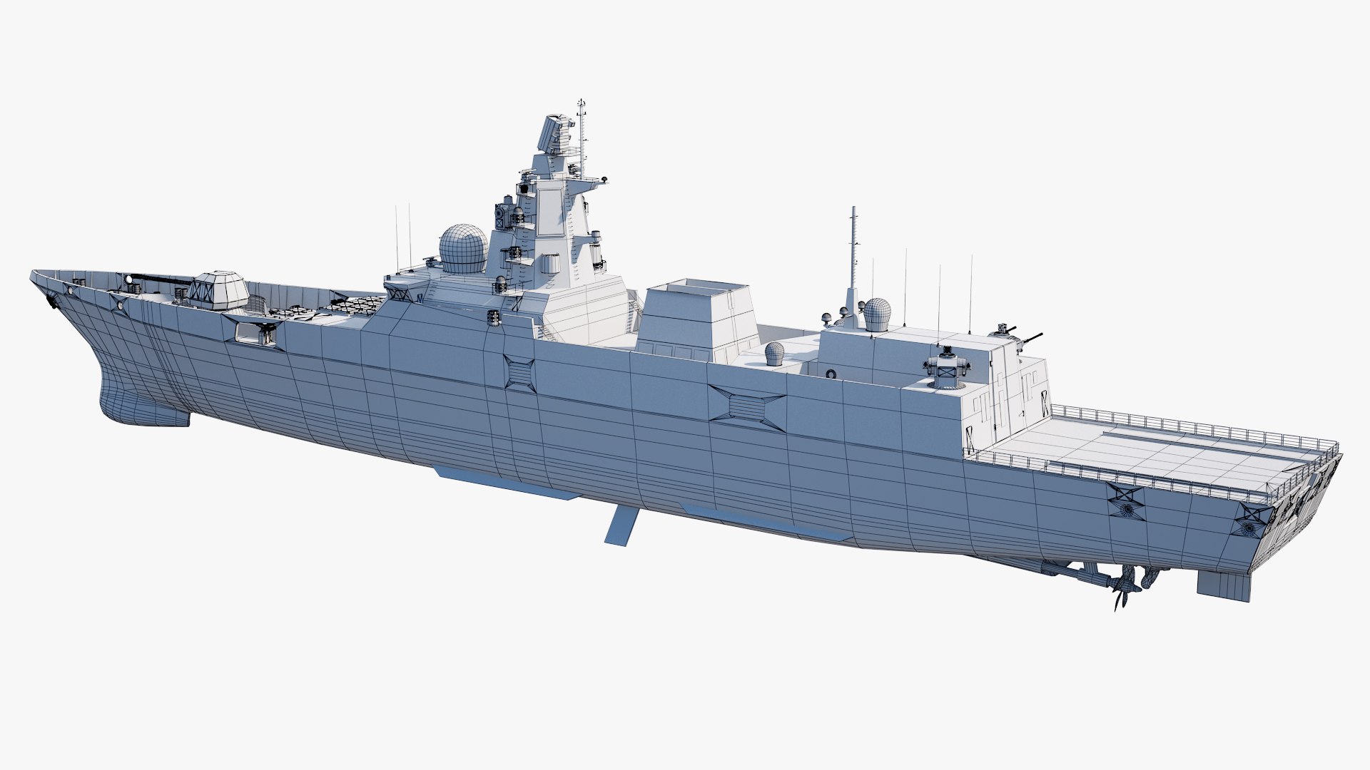 3D Admiral Gorshkov Class Frigate - TurboSquid 1638316
