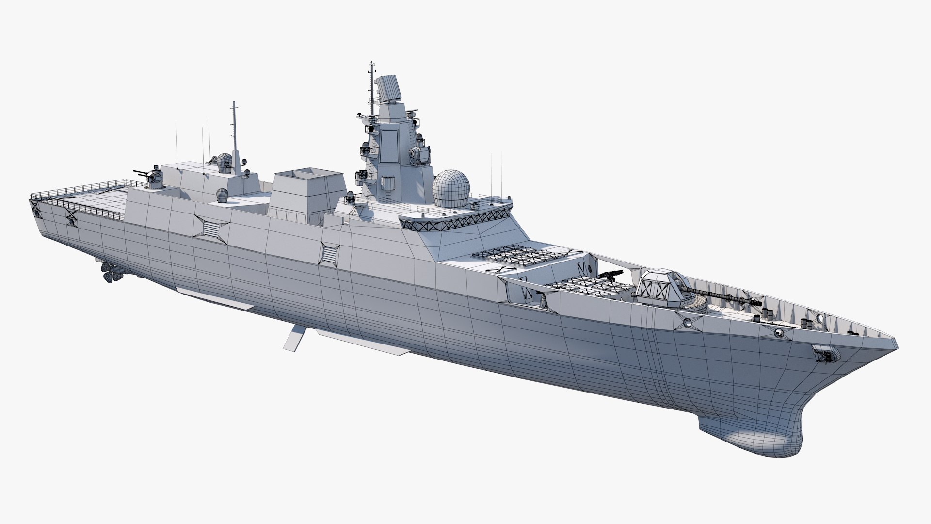 3D Admiral Gorshkov Class Frigate - TurboSquid 1638316