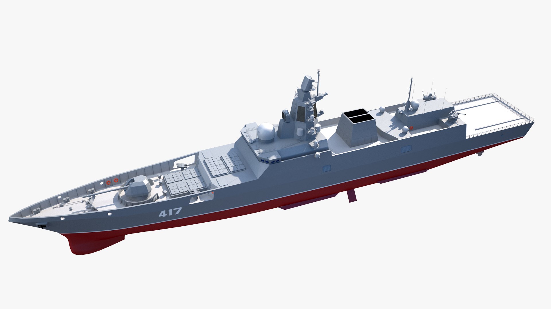 3D Admiral Gorshkov Class Frigate - TurboSquid 1638316