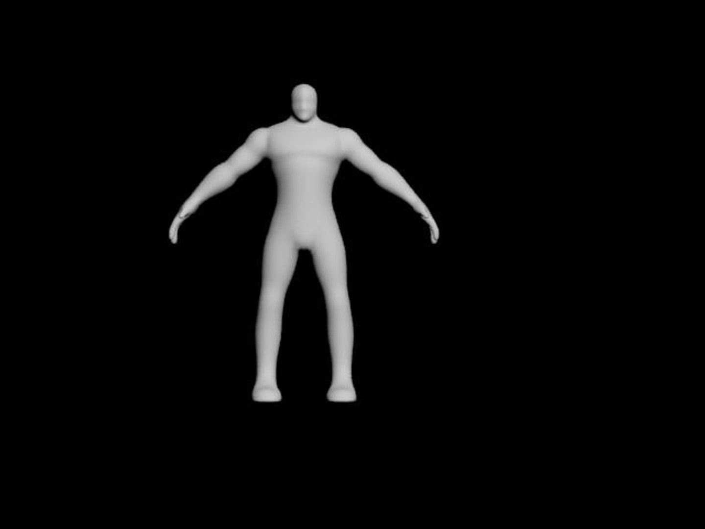 3d Max Untextured Man