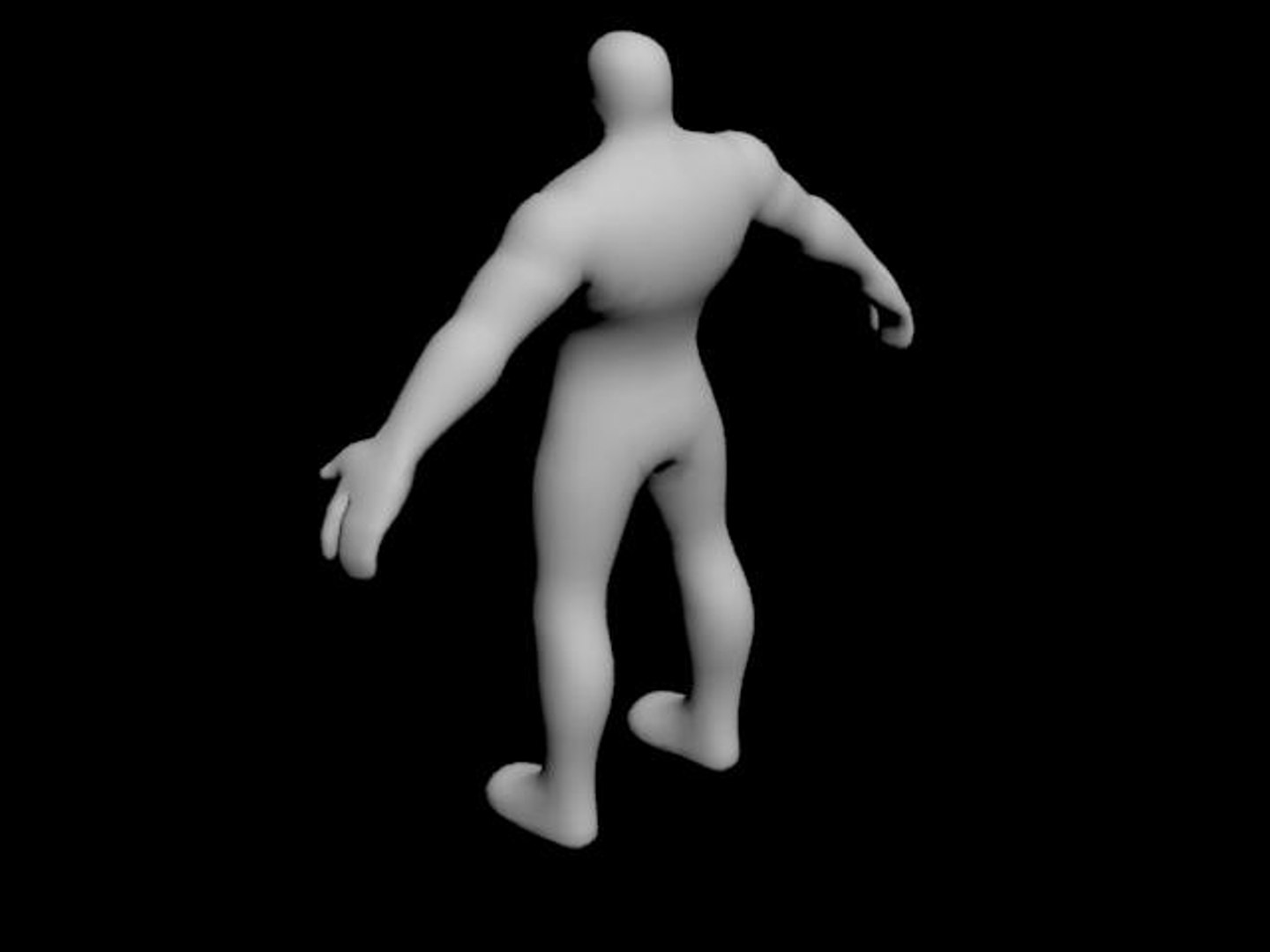 3d Max Untextured Man