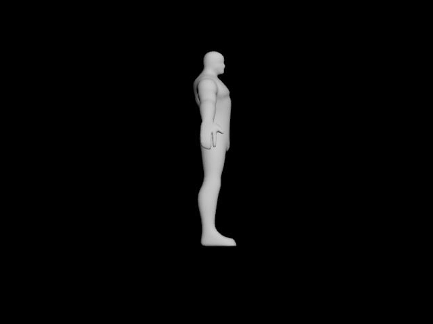 3d Max Untextured Man