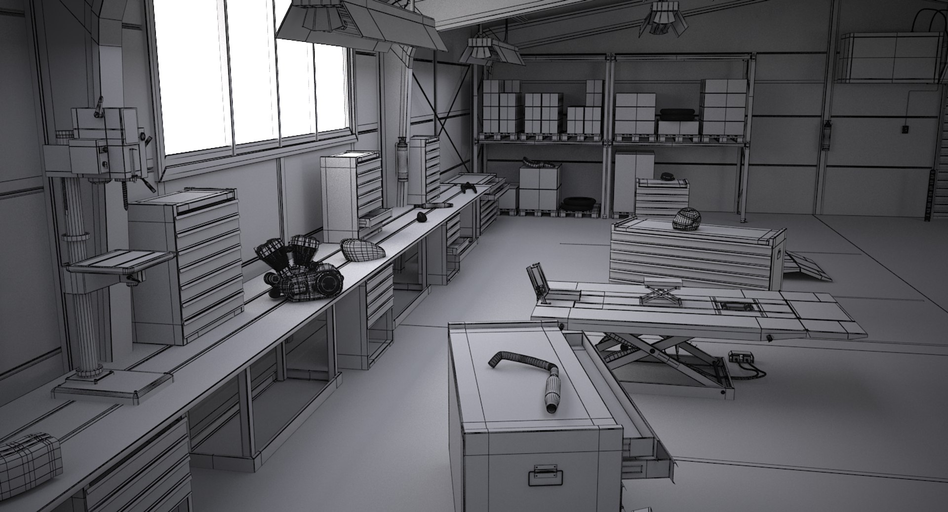 3D Motorcycle Service - TurboSquid 1391374