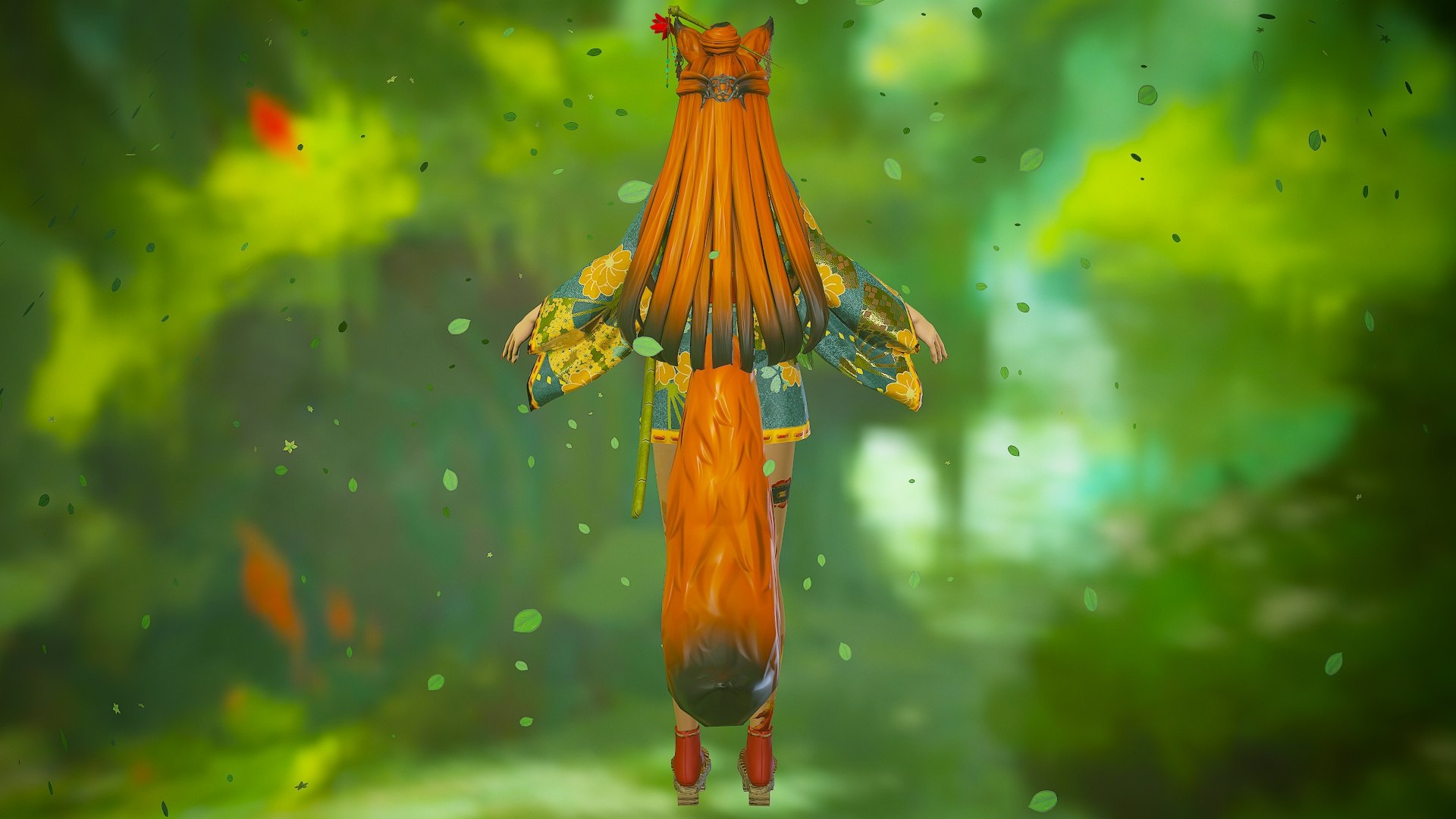 Stylized Forest Kitsune 3D Model - TurboSquid 1727859