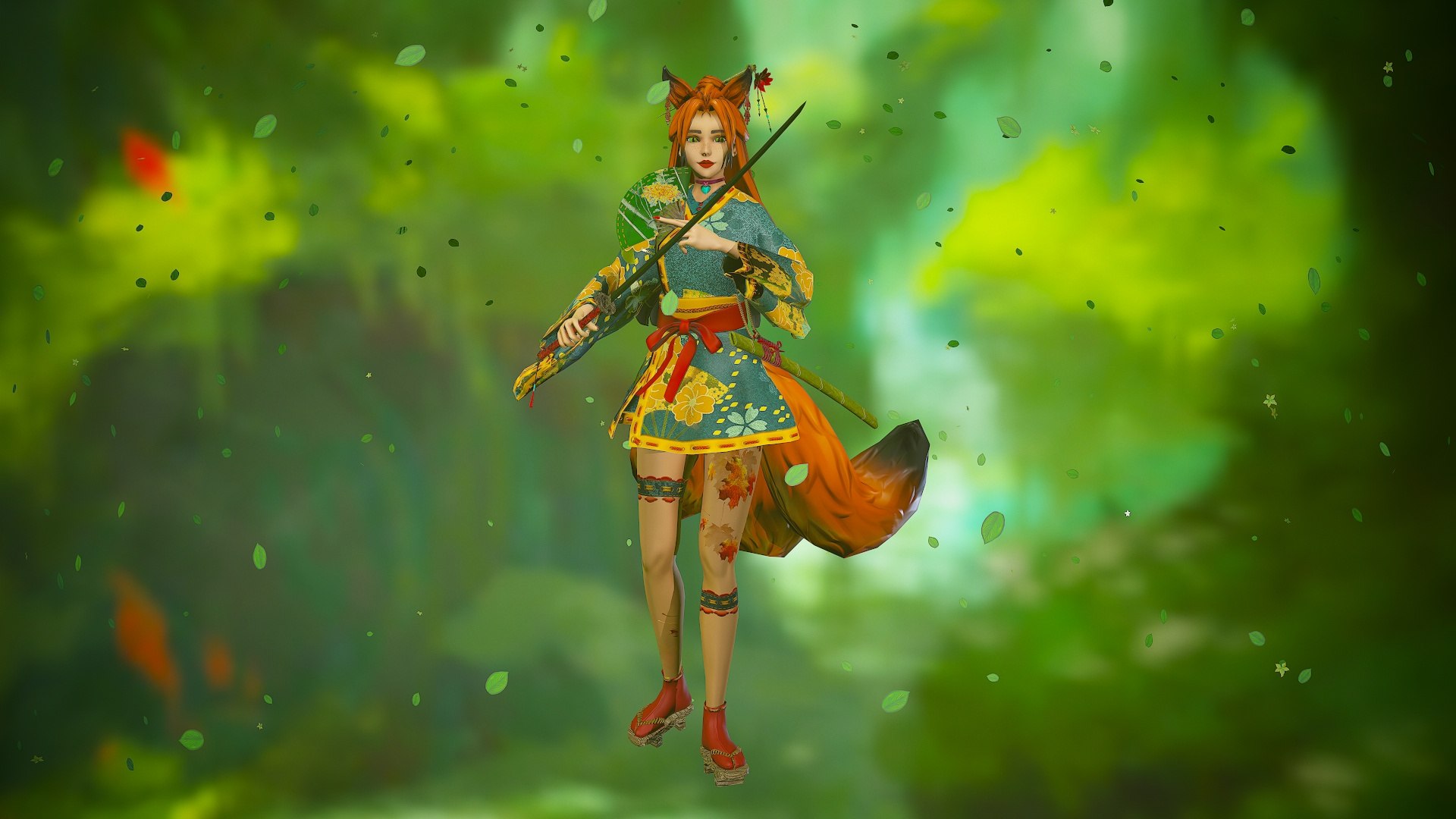 Stylized Forest Kitsune 3D Model - TurboSquid 1727859