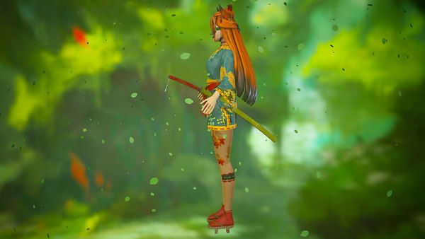 Stylized Forest Kitsune 3D model - TurboSquid 1727859