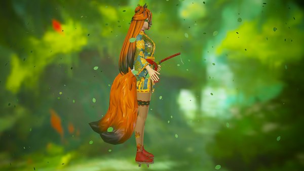 Stylized Forest Kitsune 3D model - TurboSquid 1727859