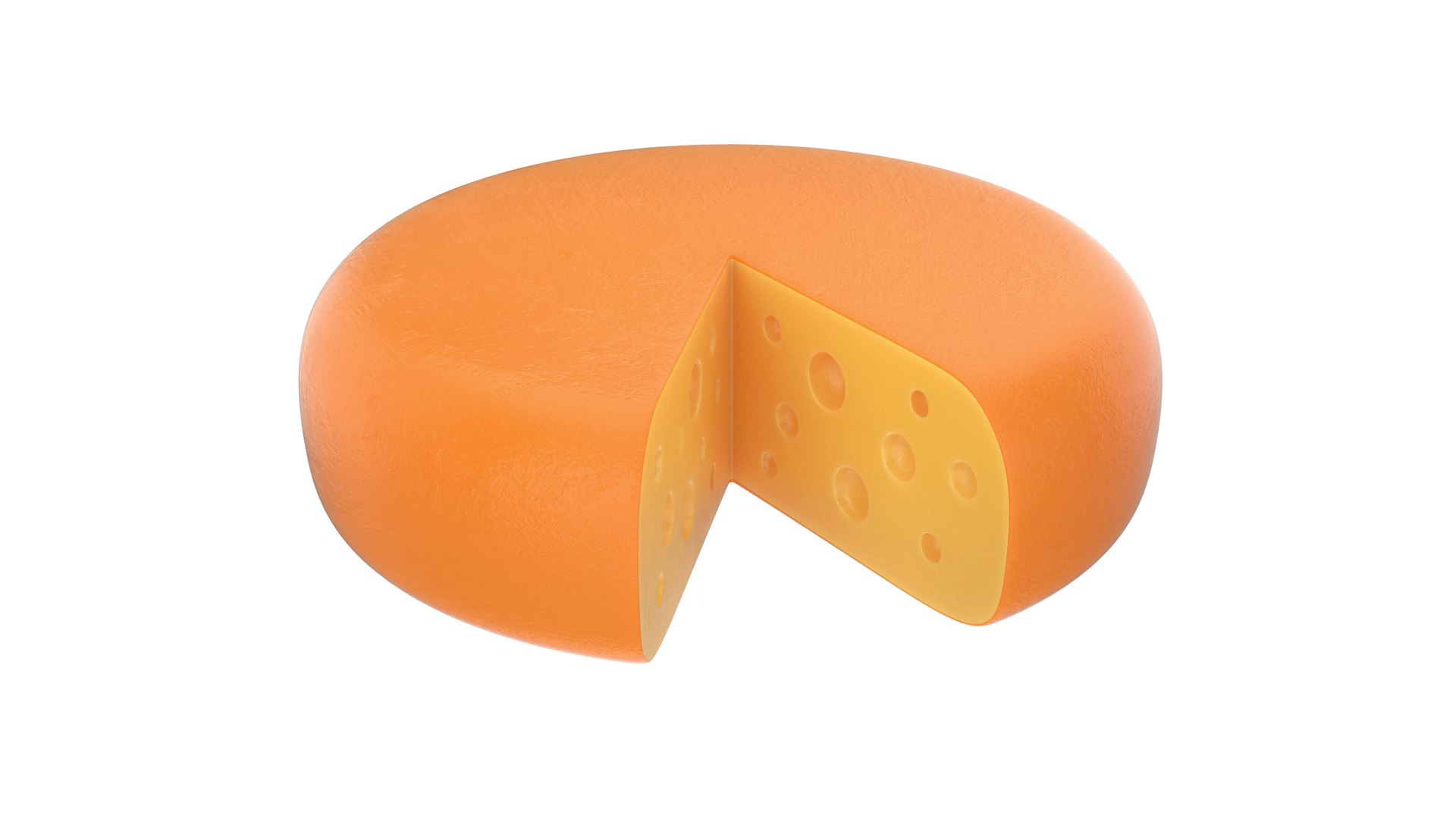 Cheese slice wheel 3D - TurboSquid 1655217