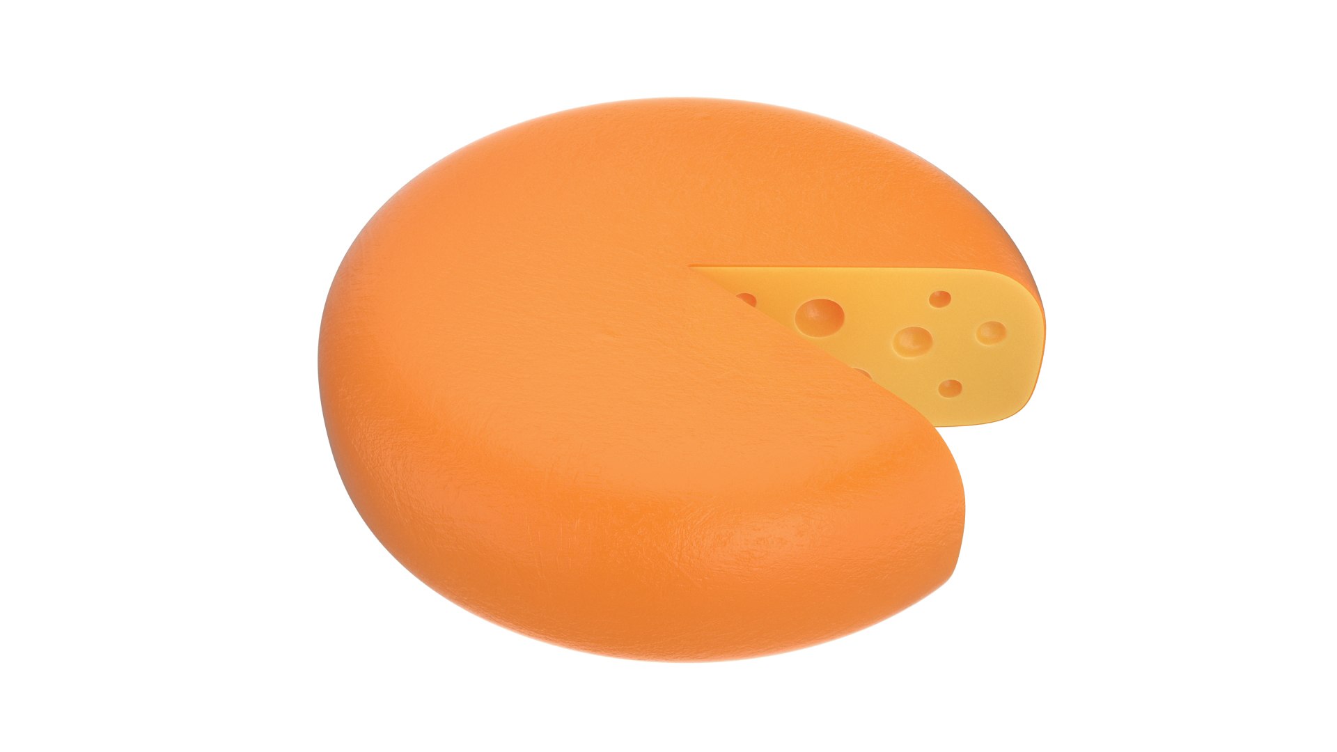 Cheese slice wheel 3D - TurboSquid 1655217