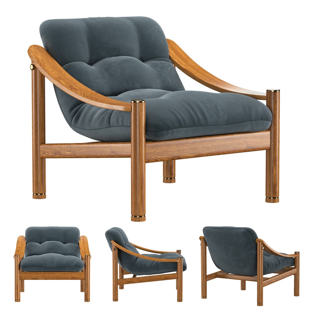 3D Model Karine Armchair - TurboSquid 2260904