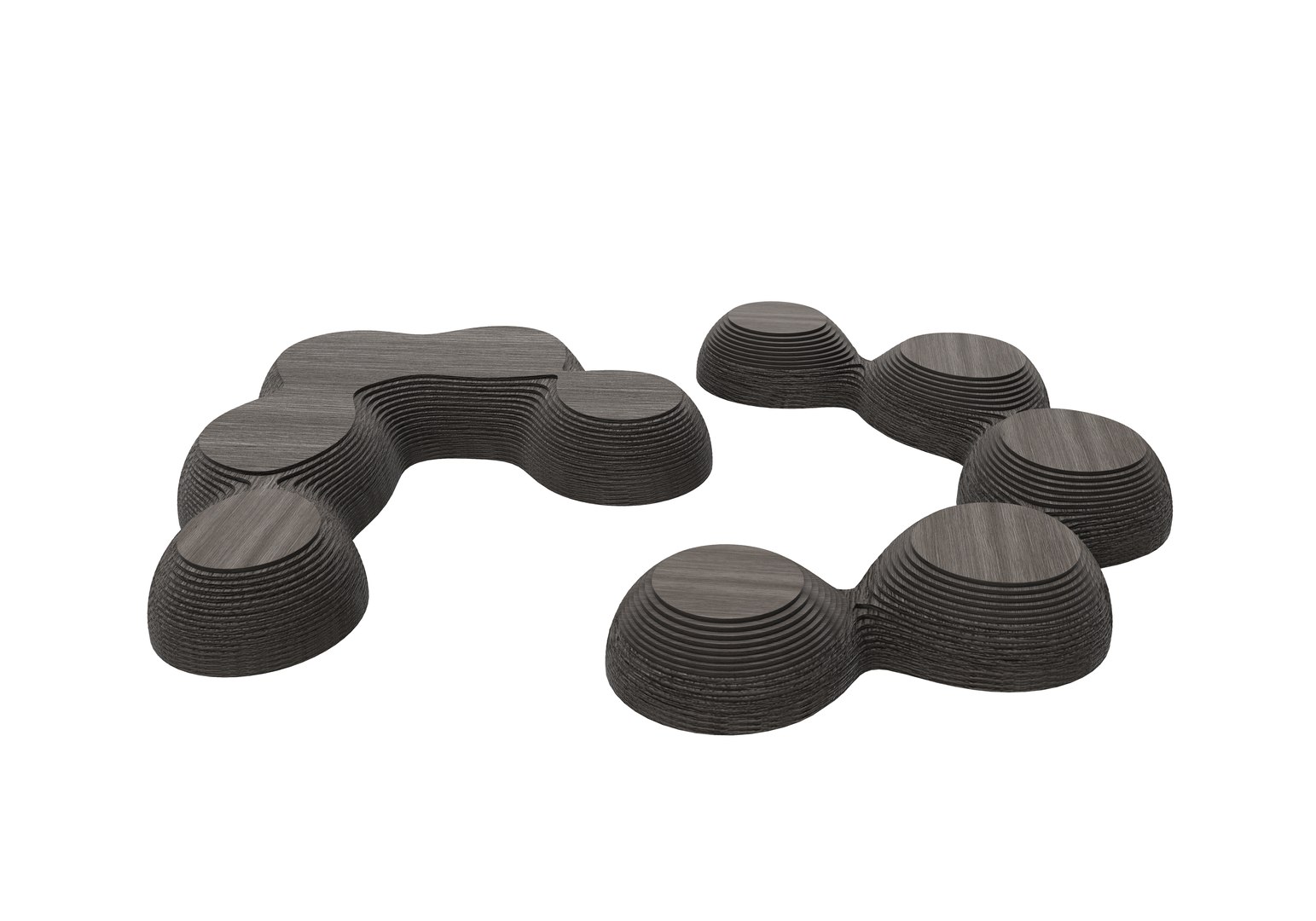 Parametric Metaball Benches 3D Model - TurboSquid 2020552