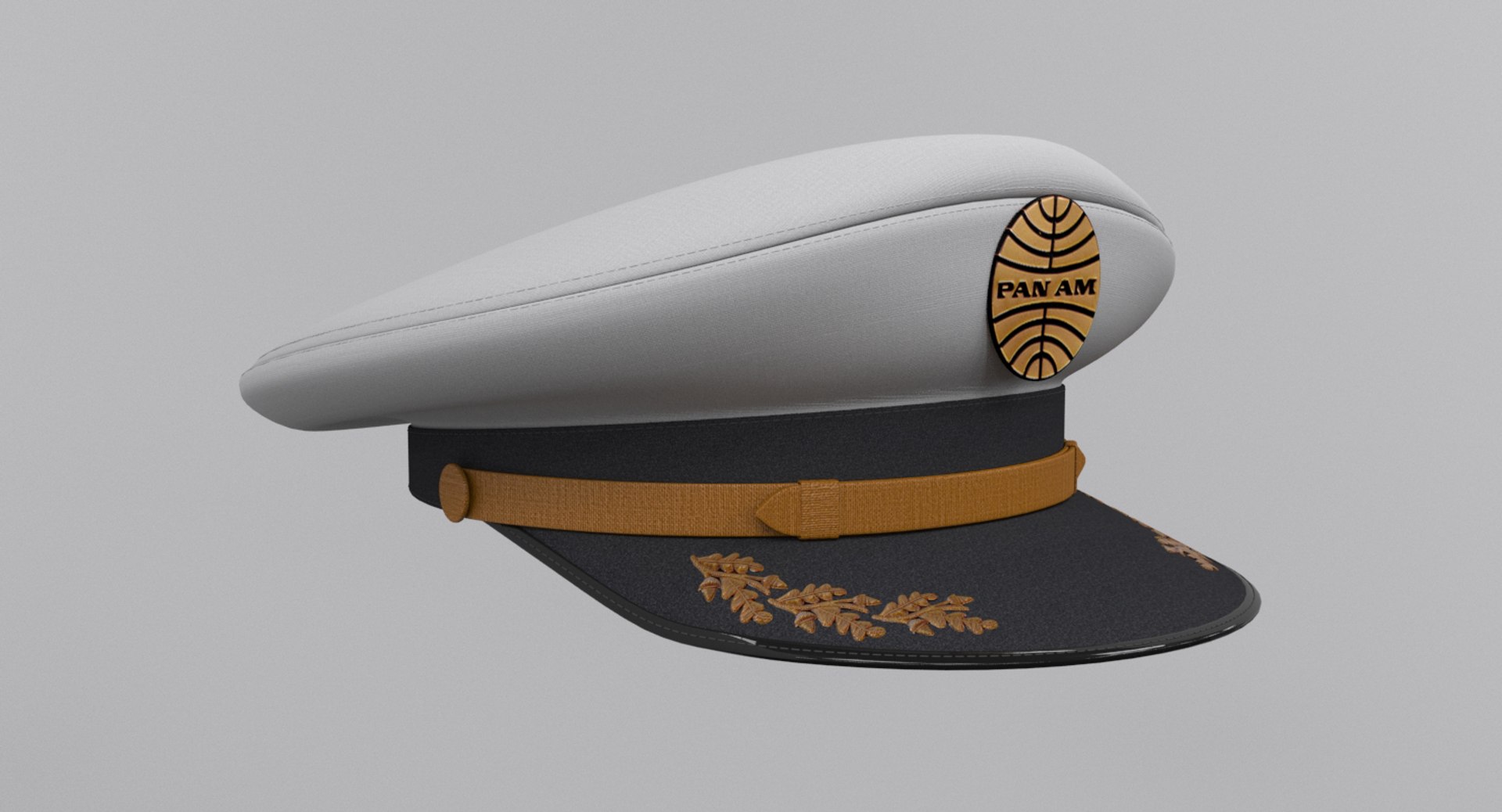 3D Captain Hat Model - TurboSquid 1175115