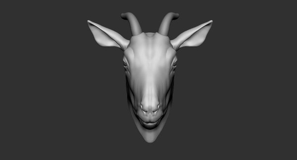 Goat head 3D model - TurboSquid 1680004
