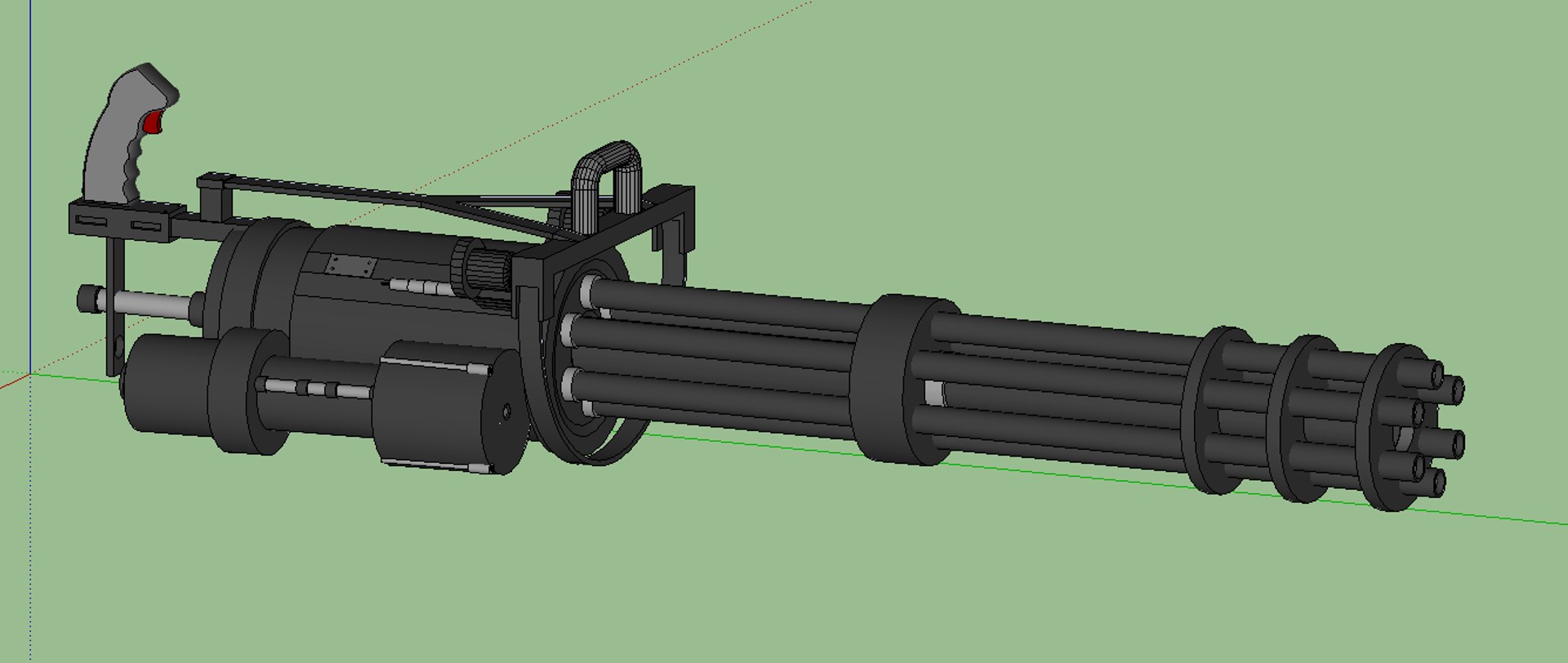 Free 3ds Mode Vulcan Minigun