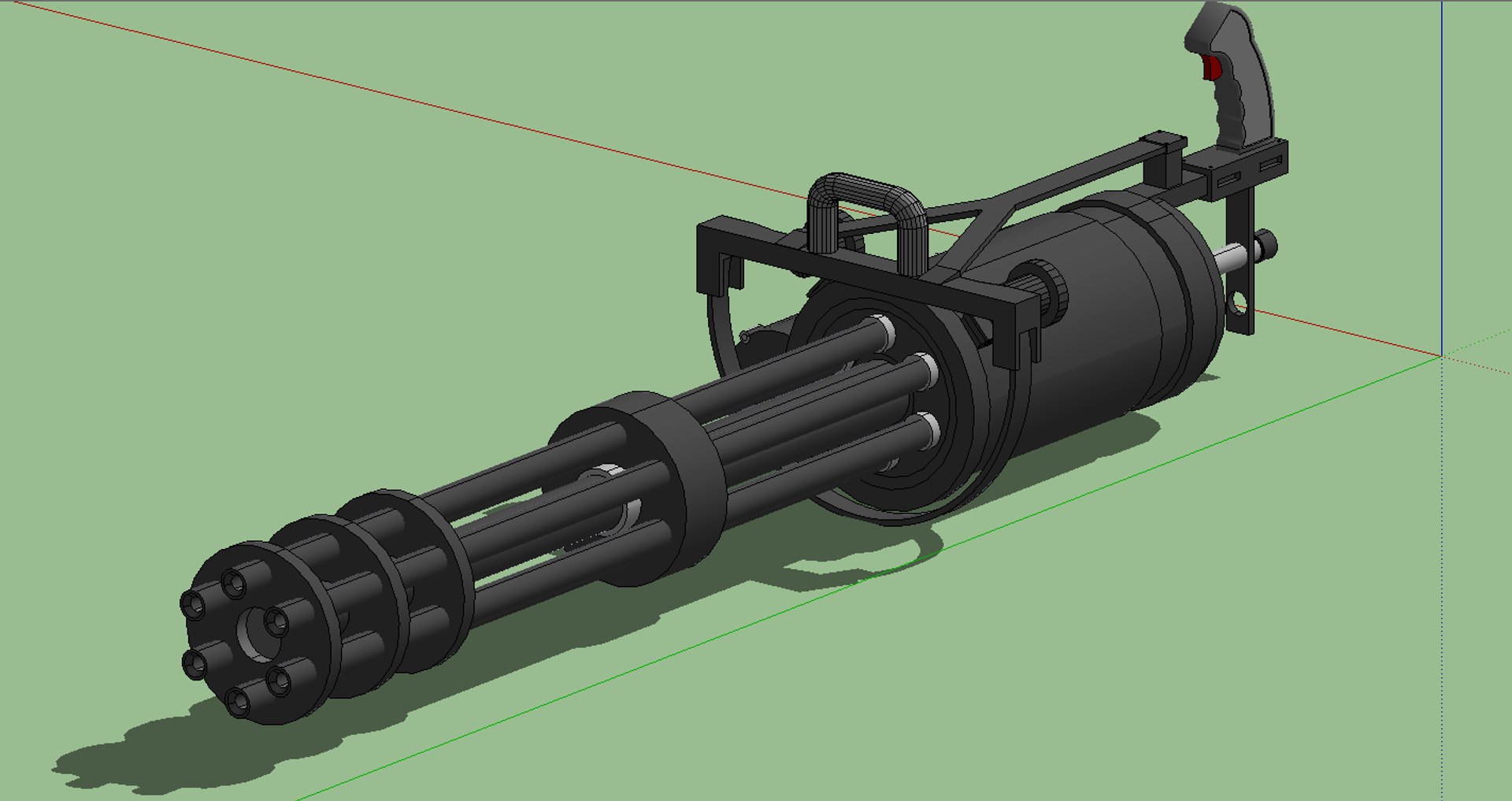 Free 3ds Mode Vulcan Minigun