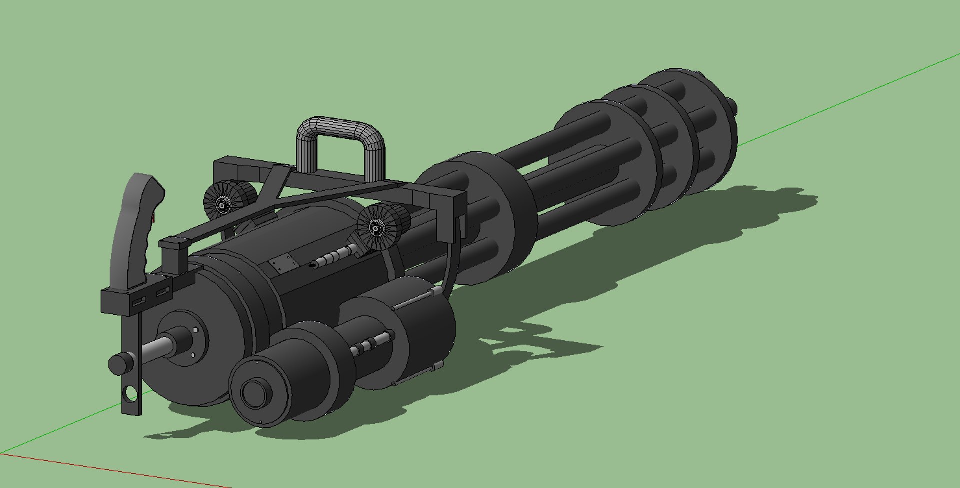 Free 3ds Mode Vulcan Minigun